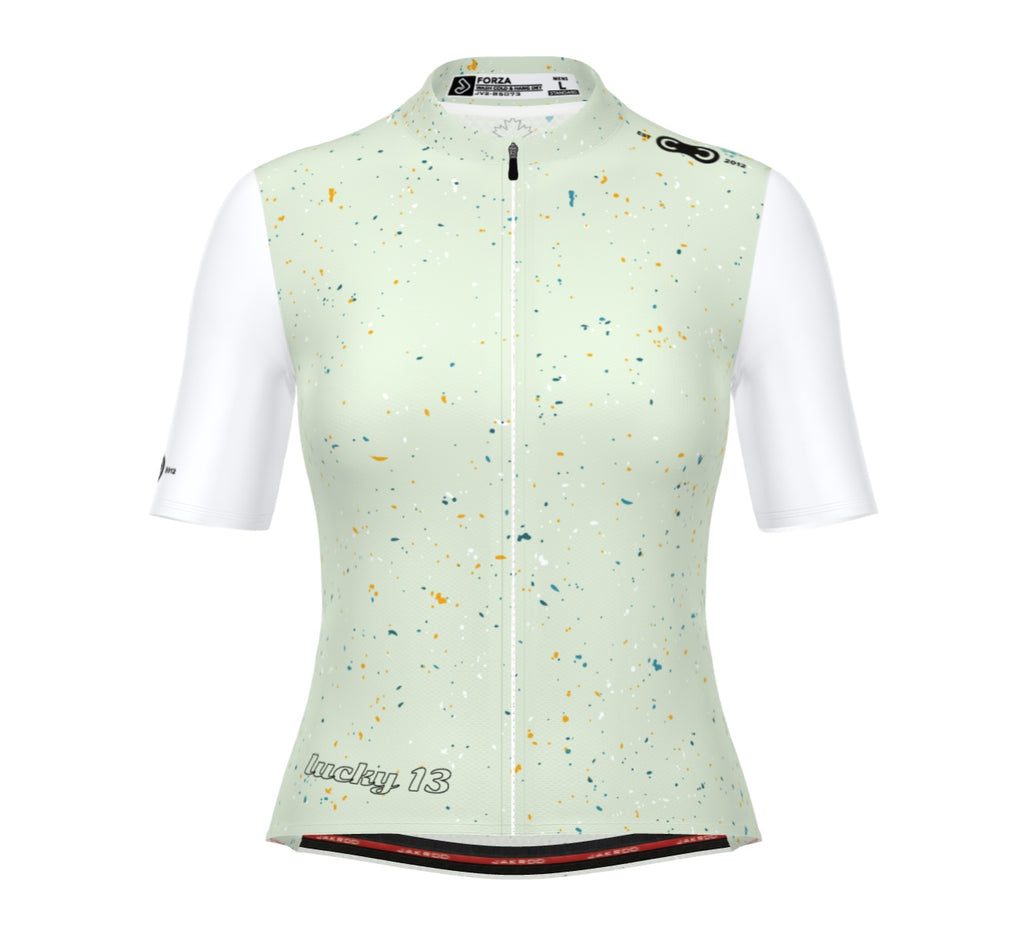 Jakroo X County Cycle FORZA 2.0 Lucky 13 Custom Women's Road Jersey